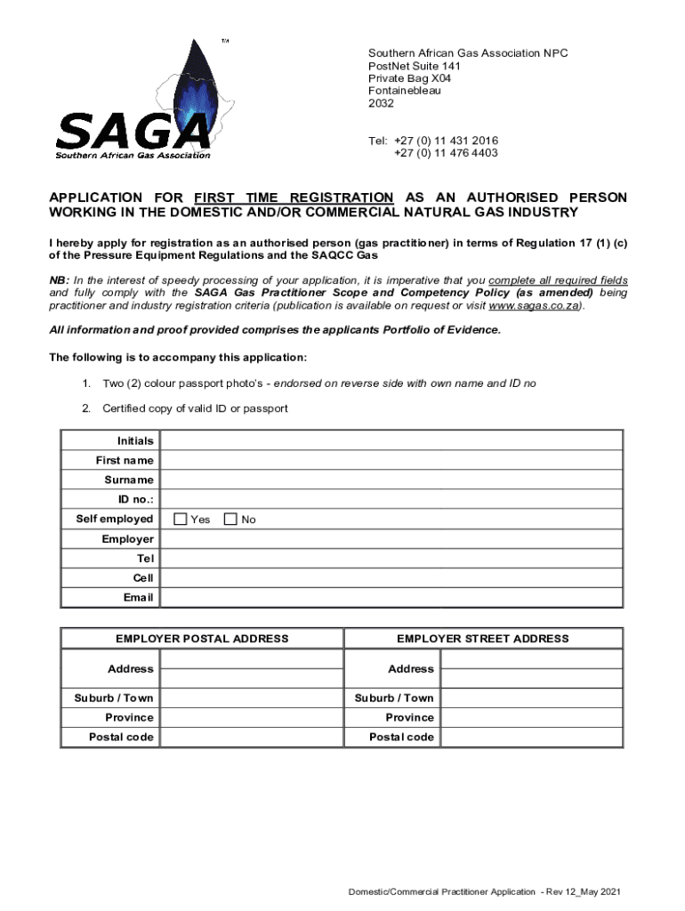 Fillable Online PRESSURE TEST CERTIFICATE - SAGAS Fax Email Print ...