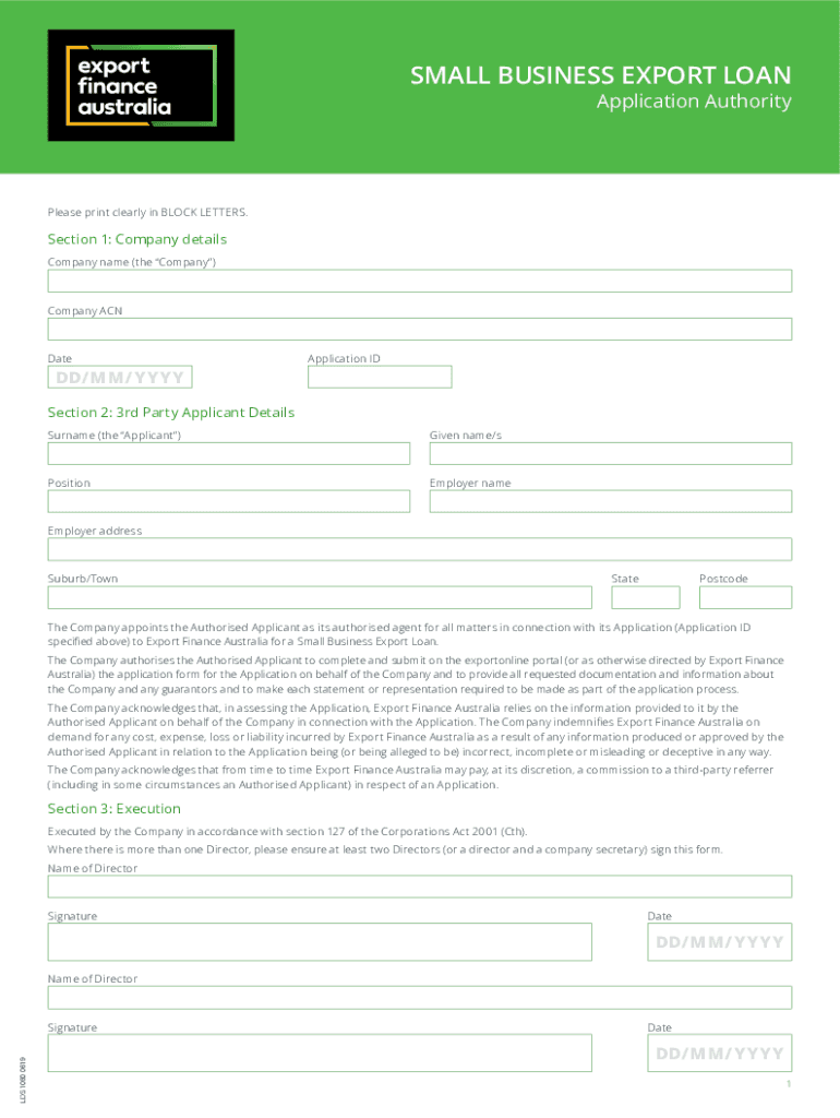 Fillable Online Small Business Loan Application: What Is It? - The ...