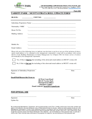 Fillable Online FORM 001 Fax Email Print - pdfFiller