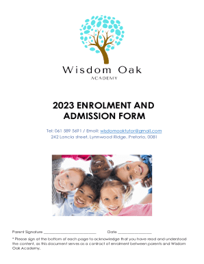 Fillable Online agreement intent to enroll form Fax Email Print - pdfFiller