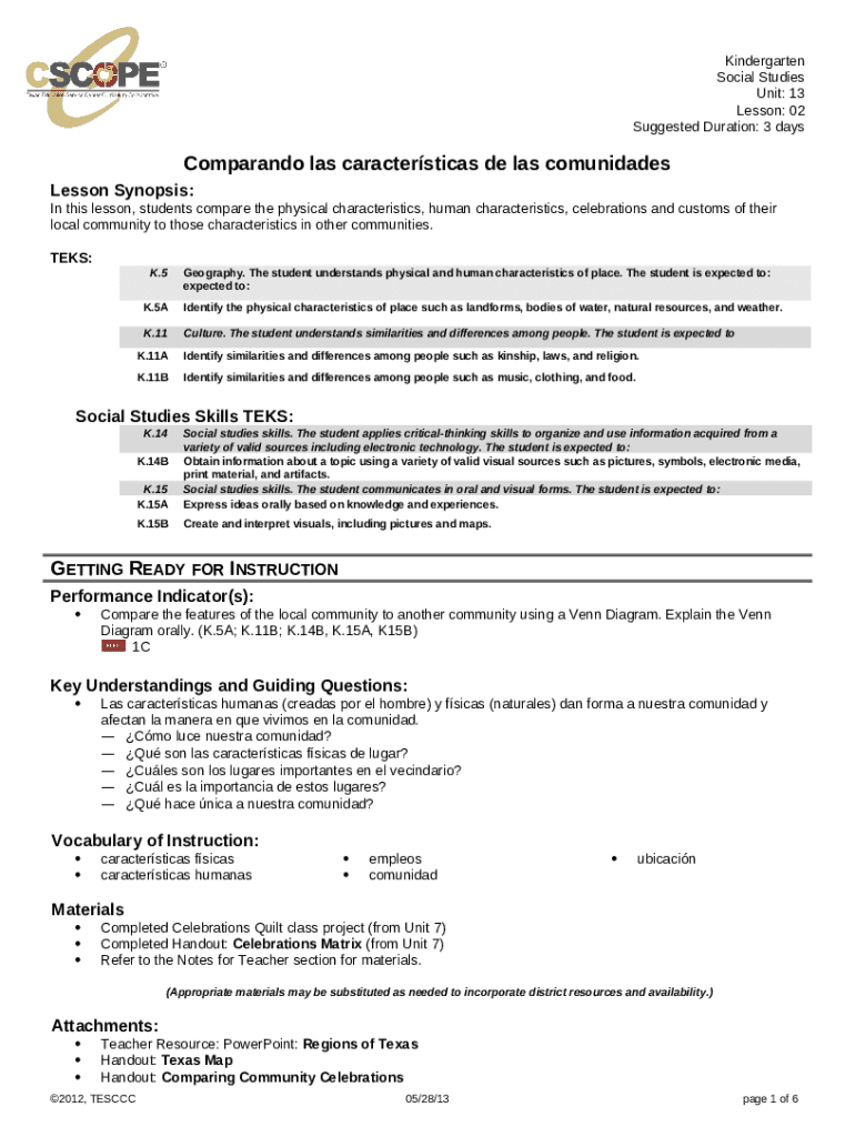 Alignment to Texas Essential Knowledge and Skills (TEKS ... Doc ...