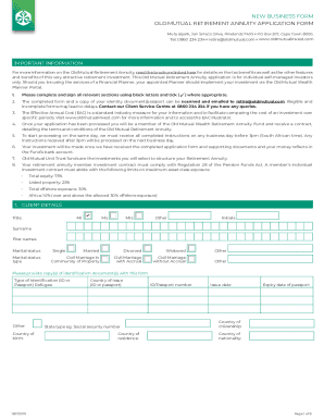 Fillable Online BENEFICIARY CLAIM FORM - Old Mutual Insurance Fax Email ...