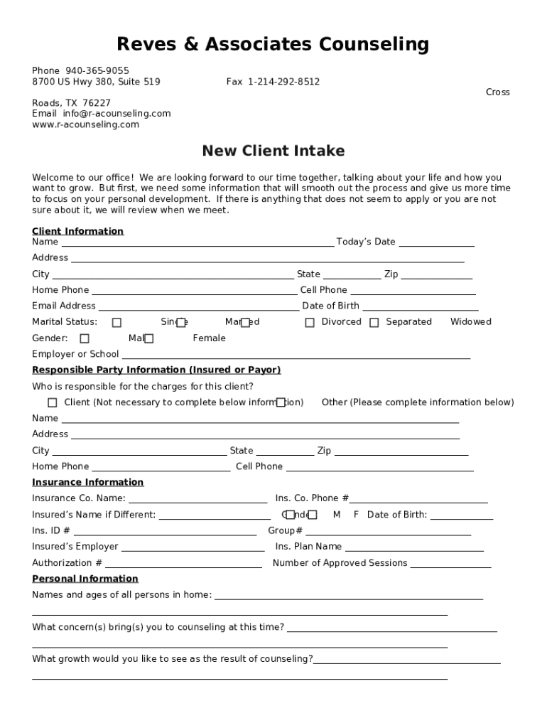 Our guide to designing a client intake (with template) Doc Template ...