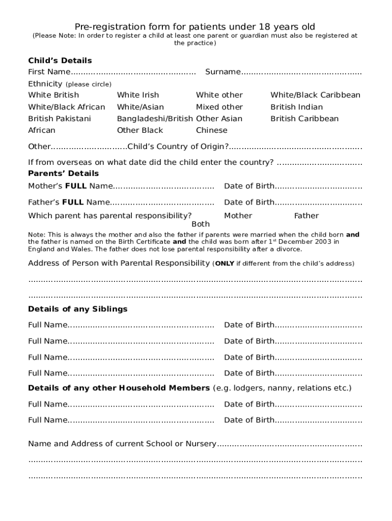 Application for Birth Documents - s Doc Template | pdfFiller
