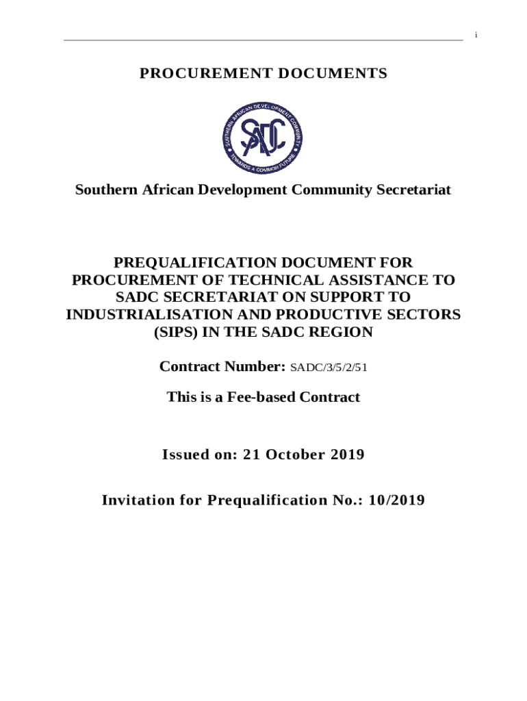 Answers to questions for SIBE 20191120 - SADC Doc Template | pdfFiller