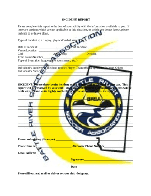 How to Write an Effective Incident Report Templates Doc Template ...