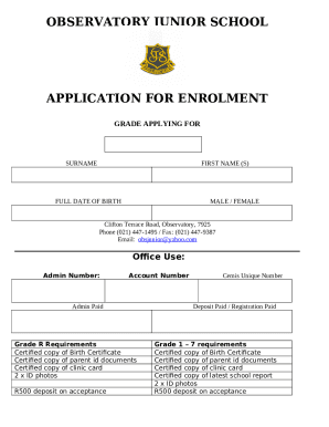 Observatory Junior Public Primary - our-schools.social Doc Template ...