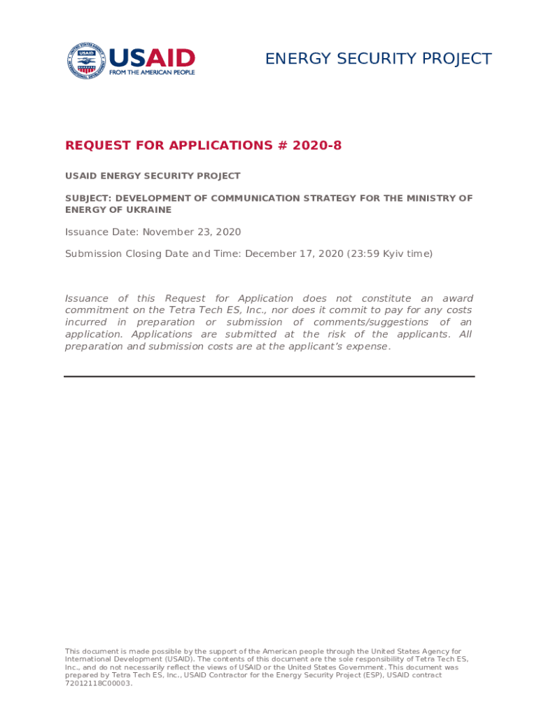 Request for Application Example Doc Template | pdfFiller