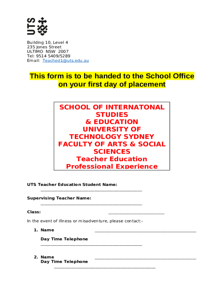 supervising teacher claim please read carefully Doc Template | pdfFiller