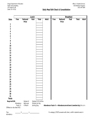 Meal Preference Request Doc Template | pdfFiller