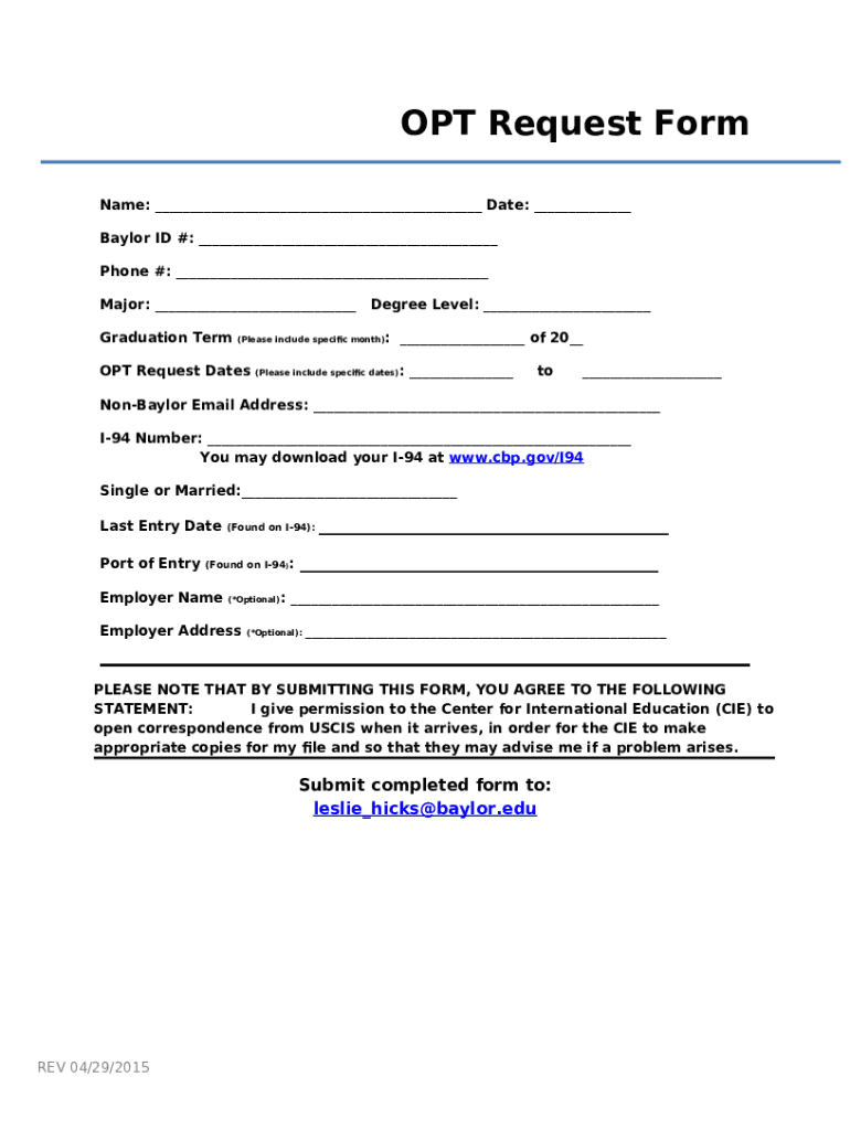 Post-Completion OPTCenter for Global Engagement Doc Template | pdfFiller