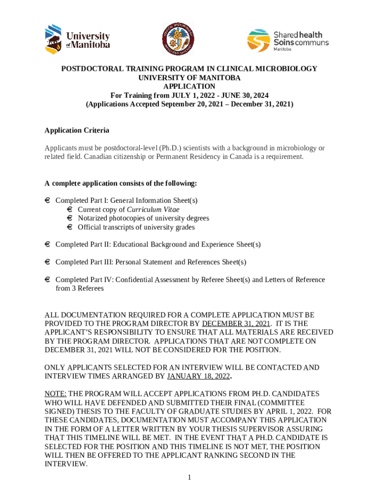 Clinical Microbiology Training Program - University of Manitoba Doc ...