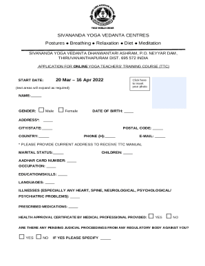 Online TTC application (7).docx - sivananda org Doc Template | pdfFiller