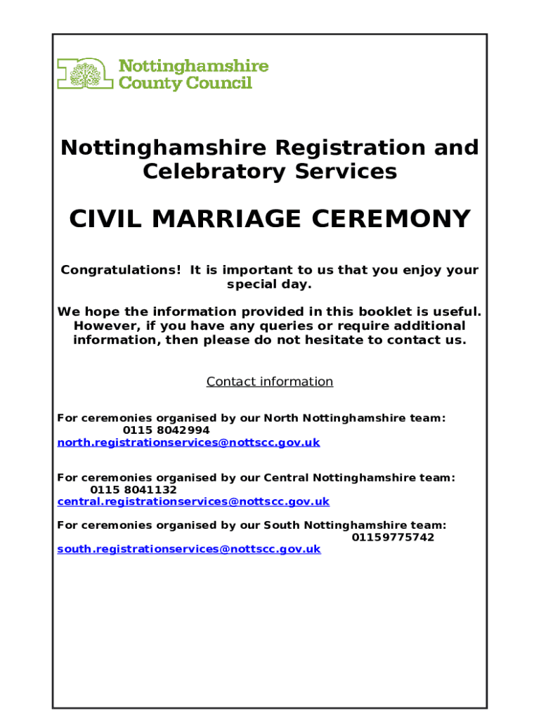 REGISTER OFFICE MARRIAGES Doc Template | pdfFiller