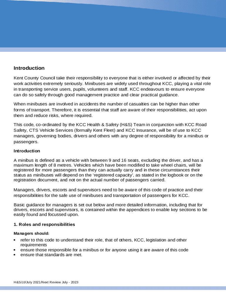 Spend to Save School Minibus SchemeHampshire County ... Doc Template | pdfFiller