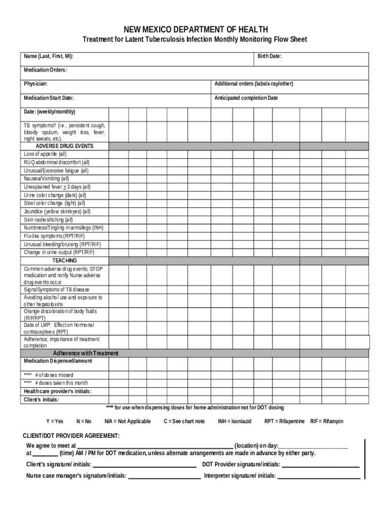 Treatment Regimens for Latent TB InfectionTBCDC Doc Template | pdfFiller