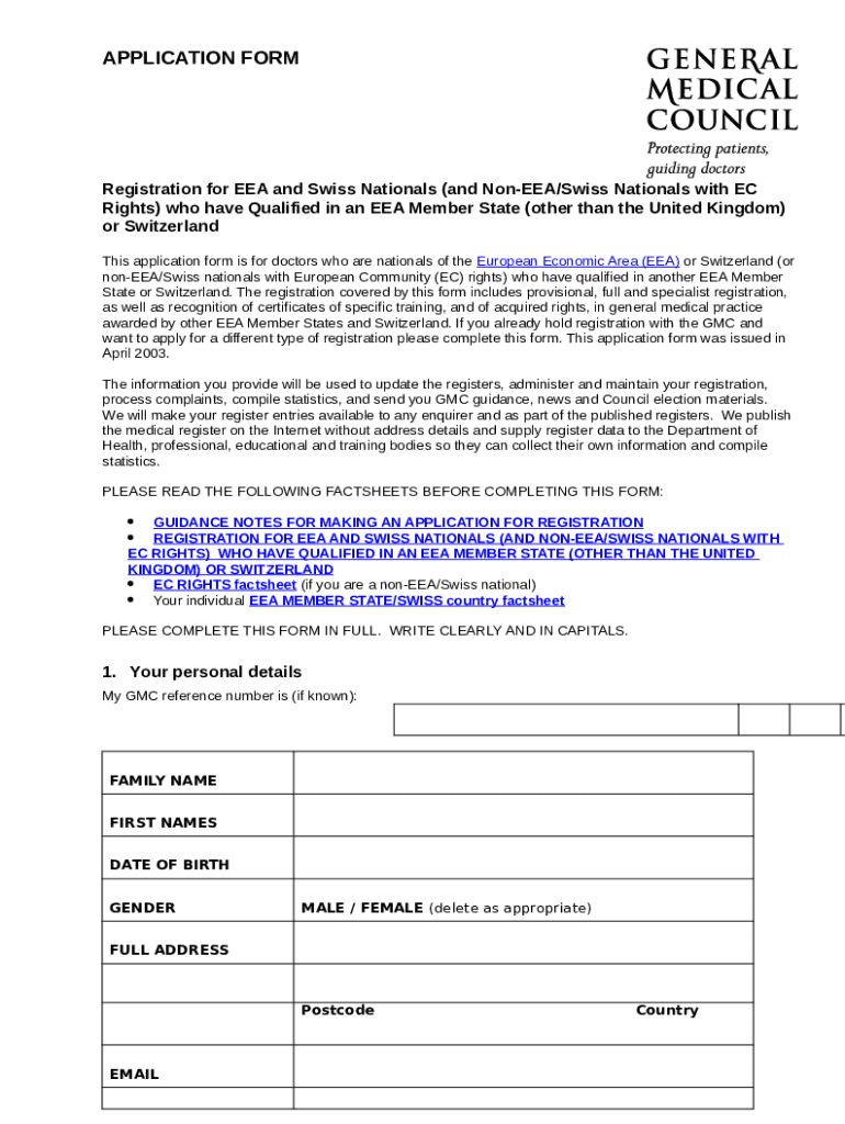 Registration for EEA and Swiss Nationals (and Non-EEA/Swiss Nationals ...