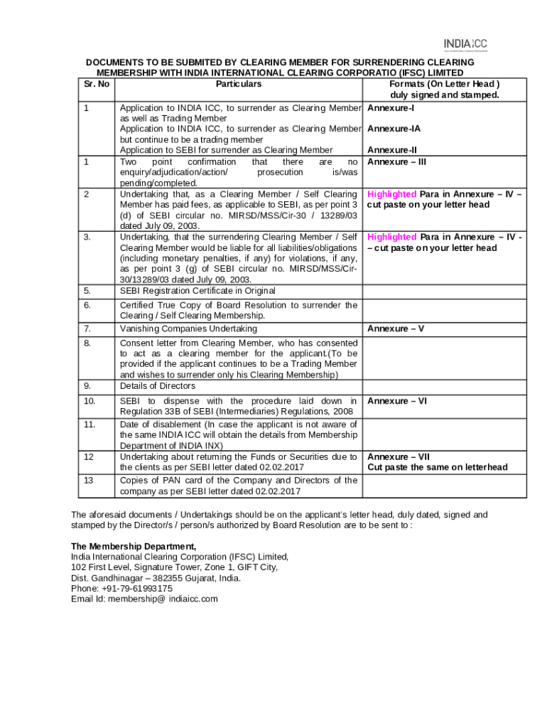 DOCUMENTS REQUIRED TO BE SUBMITED BY MEMBER ... Doc Template | pdfFiller