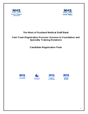 The West of Scotland Medical Staff Bank Work Preference Doc Template ...