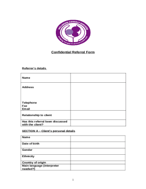 EPA Referral Doc Template | pdfFiller