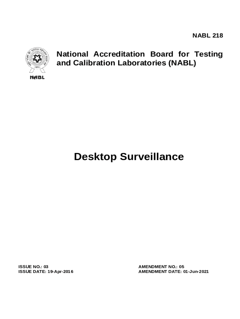 NABL 218 National Accreditation Board for Testing and ... Doc Template ...