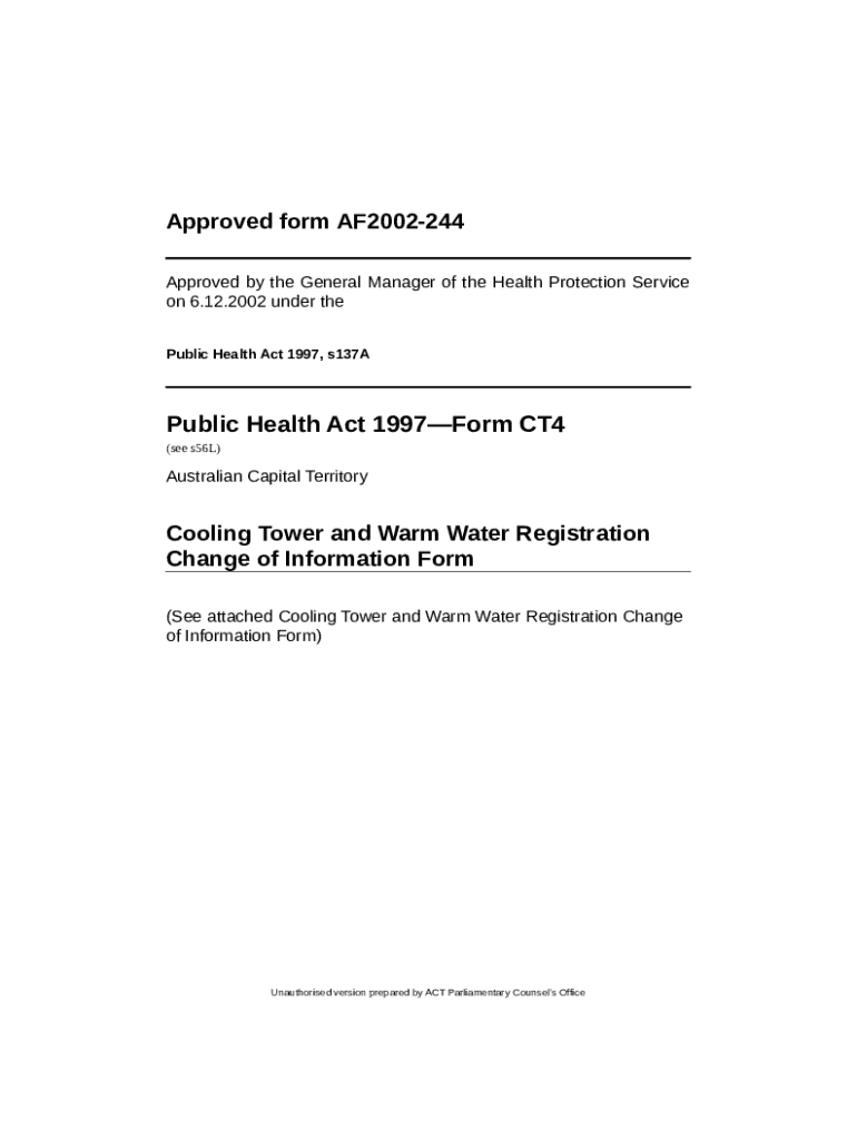Approved AF2002-244 Doc Template | pdfFiller