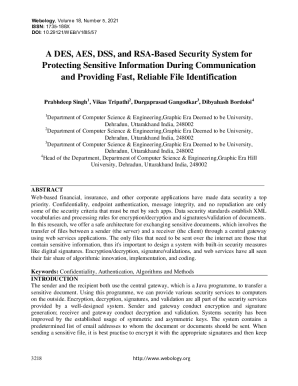 Fillable Online A DES, AES, DSS, and RSA-Based Security System for ...