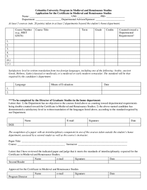 Fillable Online PhD Certificate Form Fax Email Print - pdfFiller