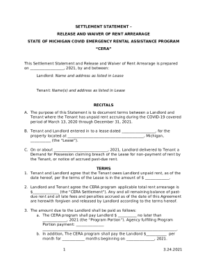Instructions on How to Complete the Settlement Statement Doc Template ...