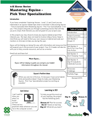 Fillable Online The Horse Course: Introduction to Basic Care and ...