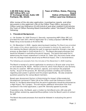 HEP-Clifton-SPV-Findings-of-fact-PROVISIONAL Doc Template | pdfFiller