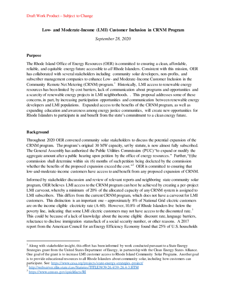 Fillable Online Low- and Moderate-Income Customer Inclusion in the CRNM ...