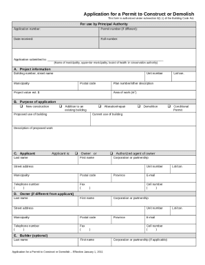 How to fill out an Building Permit Application Doc Template | pdfFiller