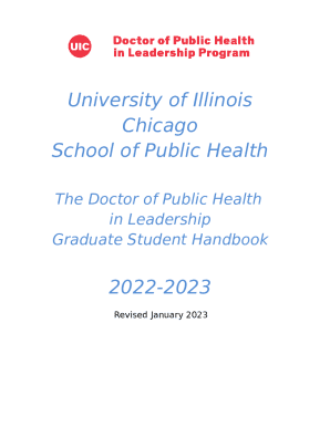 DrPH Program - School of Public Health - publichealth uic Doc Template ...