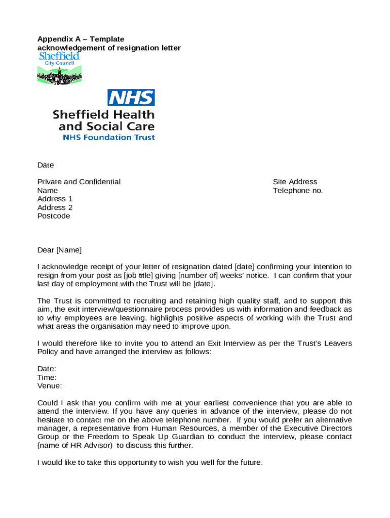 How to Write a Resignation Acceptance Letter in 9 Steps Doc Template ...