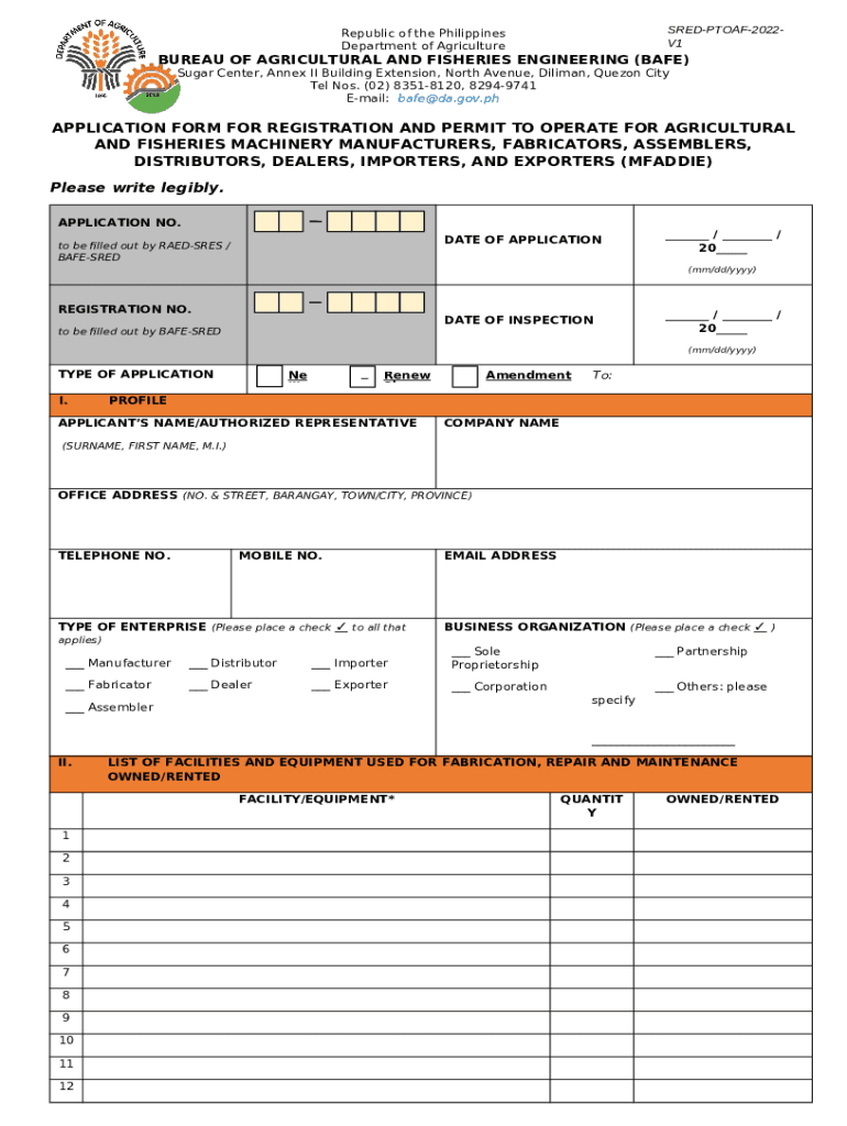 APPLICATION FOR REGISTRATION OF ... Doc Template | pdfFiller