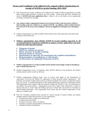 Code of Best Practice for Animal Welfare Establishments Doc Template ...