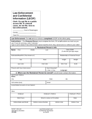 Extreme Risk Protection Order (Initiative No. 1491 ... - Skagit County ...