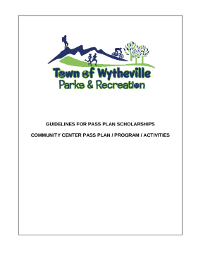 Pass Plan Registration - Wytheville Parks & Recreation Doc Template ...