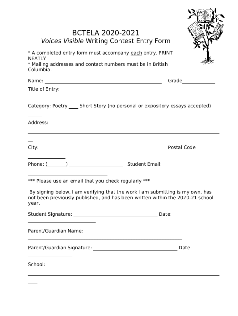 2021 Writing Contest Print Entry High Sierra Writers Doc Template ...