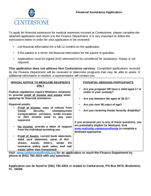 Patient Billing and Financial Services Doc Template | pdfFiller
