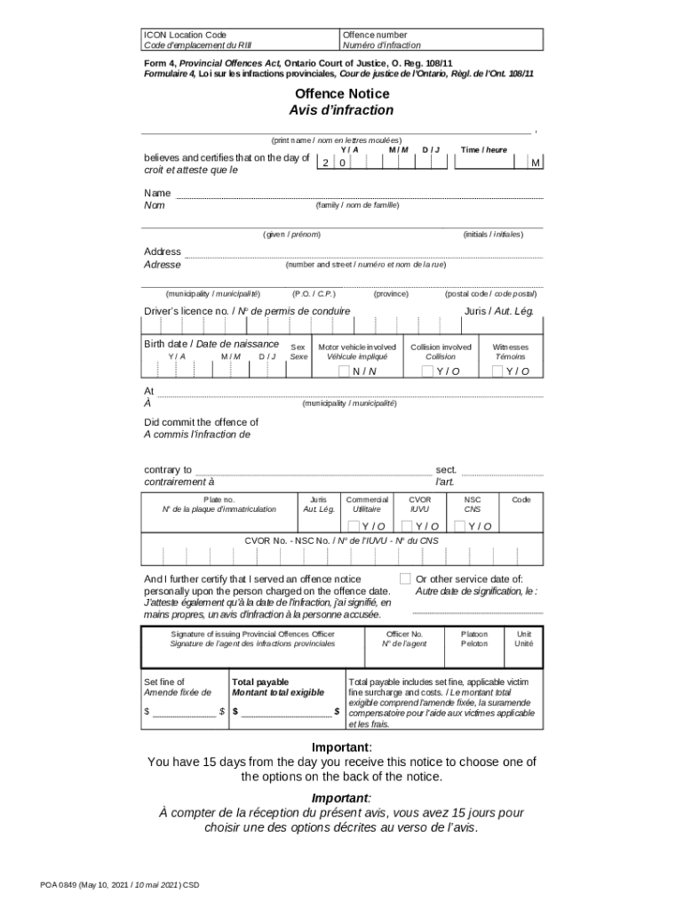 4. Notice of Trial - ontariocourts on Doc Template | pdfFiller