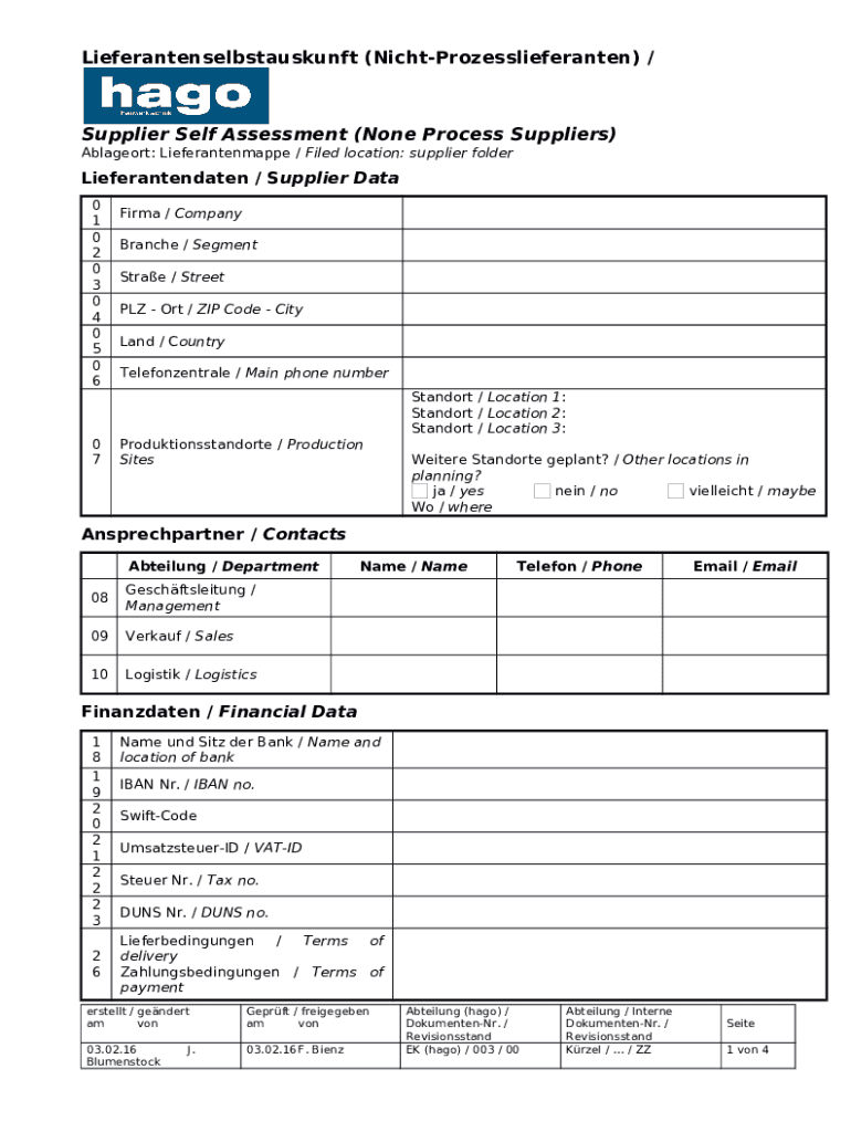 supplier manual - hago Automotive Doc Template | pdfFiller