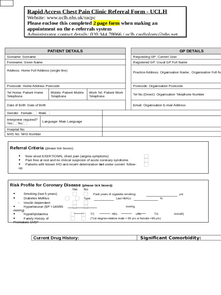 New patient registration Doc Template | pdfFiller