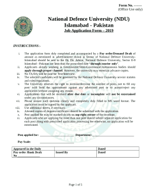 Application - National Defence University - StudyLib - ndu edu Doc ...