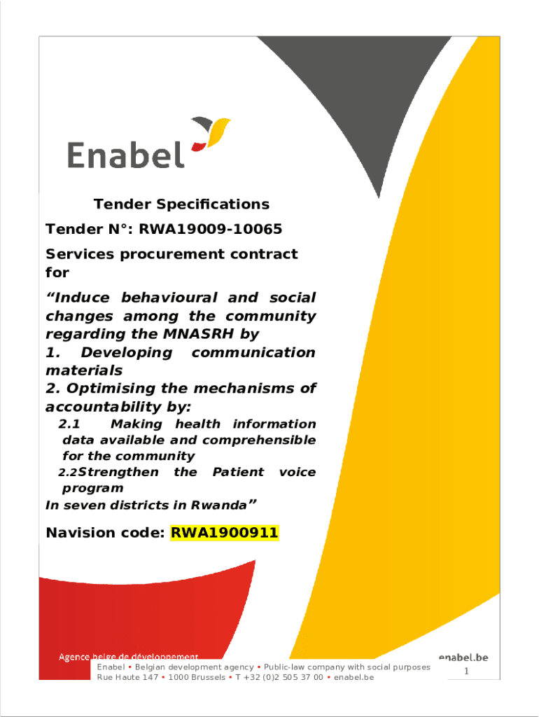 RWA19009-10065 Services procurement contract for Induce ... Doc ...