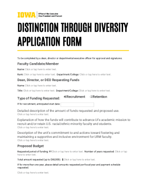 Distinction through Diversity Guidelines and Request Doc Template ...