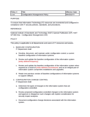 Systems and Services Acquisition Policy Doc Template | pdfFiller