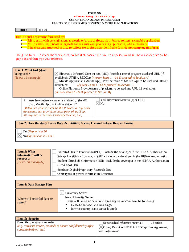 Use of Electronic Ined Consent in Clinical Investigations Doc Template ...