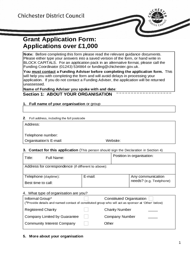 grant application - Squarespace Doc Template | pdfFiller